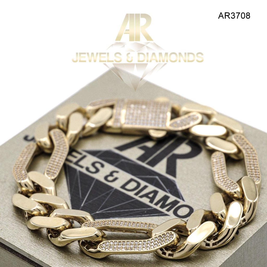 Bratara Cuban Chain Aur 14K 33.91gr [AR3708] - Bijuterii Aur