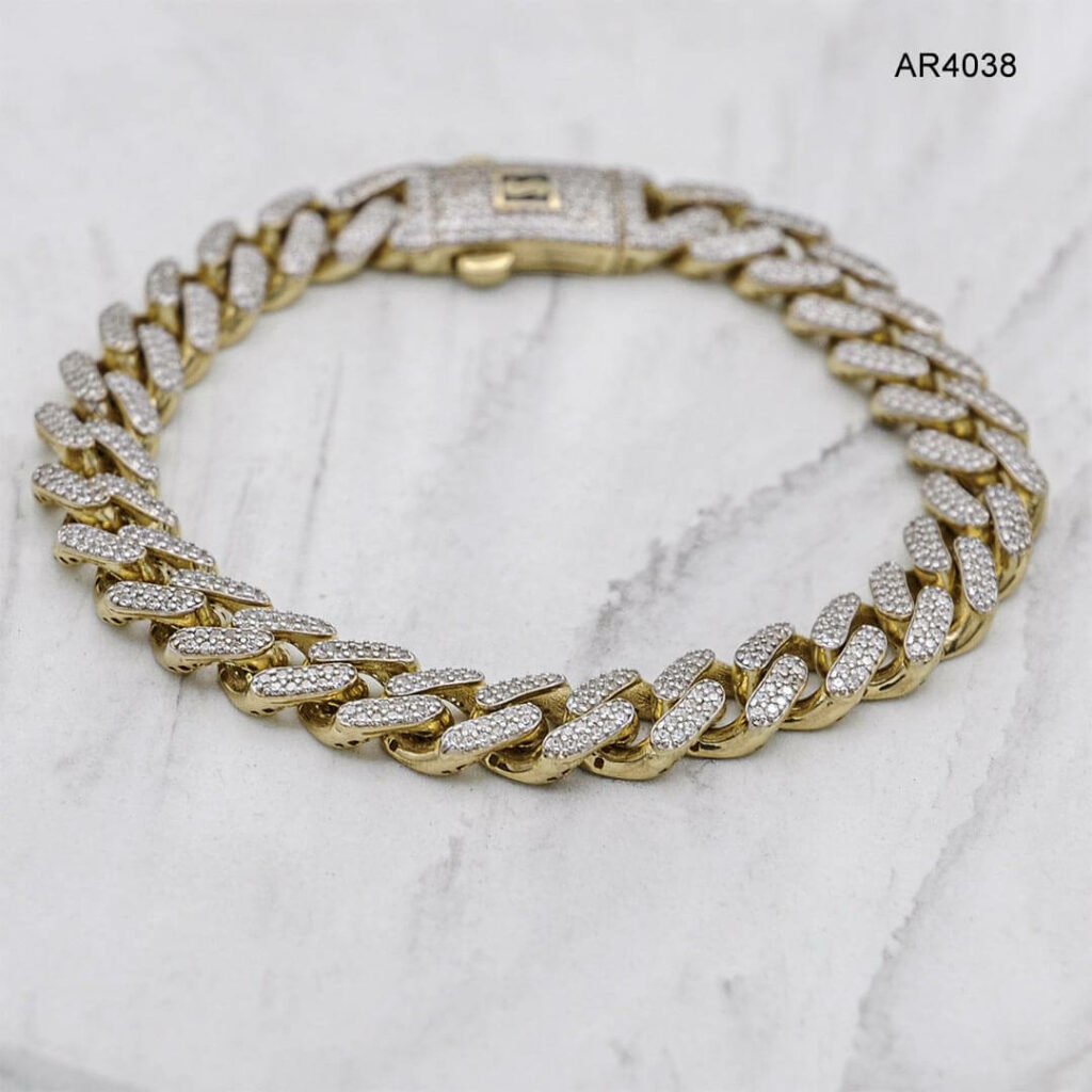 Bratara Cuban Aur 14K Monaco Chain AR4038