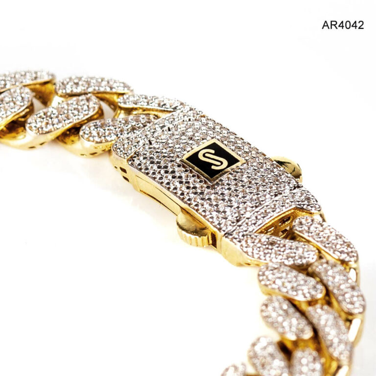 Bratara Cuban Aur 14K [AR4042] - Bijuterii Aur