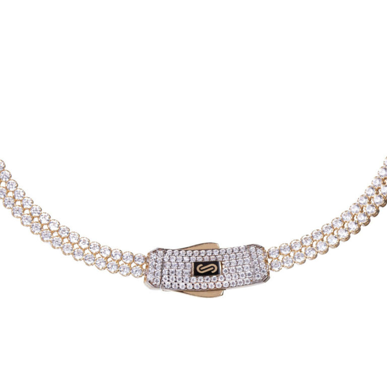 Lantisor Aur 14K Cuban Monaco Chain ARJewels AR4091